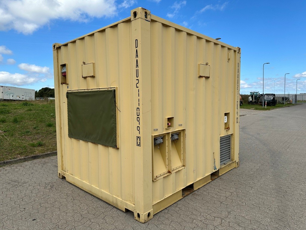 10 fods fordeler container, med el tavler - B2Bauctions.dk