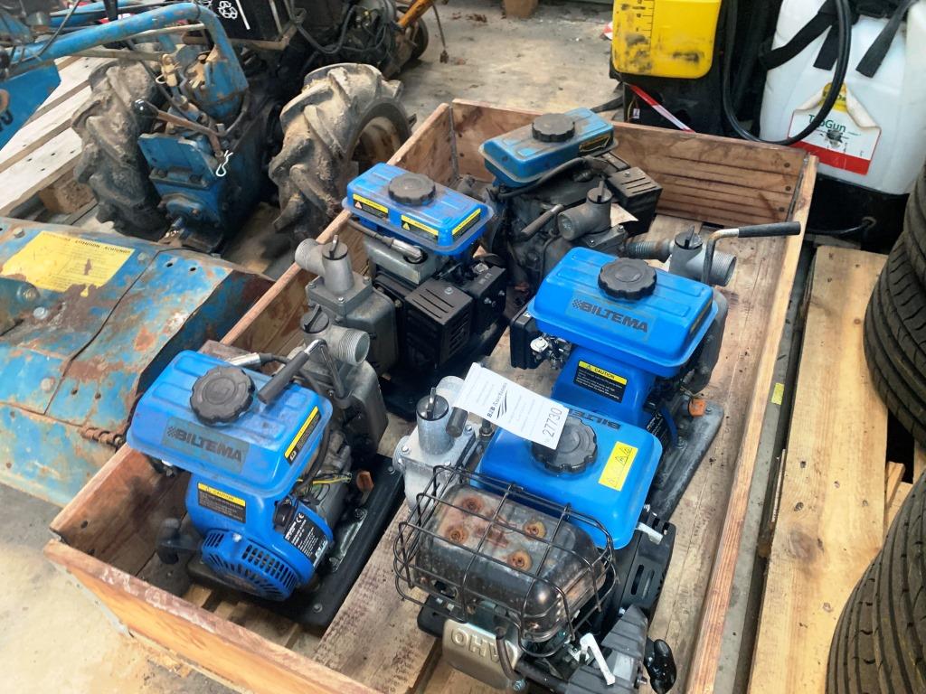 GASOLINE WATER PUMP GP 15 - BILTEMA vandpumper 5 stk. - B2Bauctions.dk