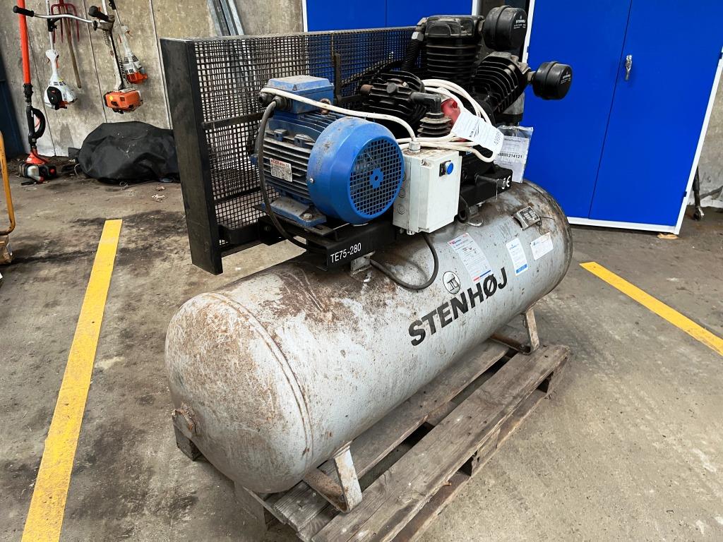 STENHØJ kompressor TE75-280 - B2Bauctions.dk